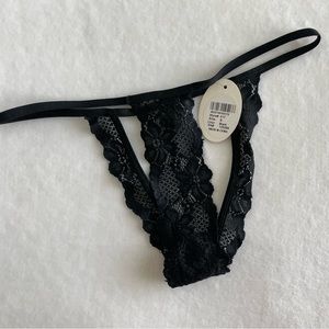 Yandy | Intimates & Sleepwear | New Black Lace Lingerie Panty | Poshmark